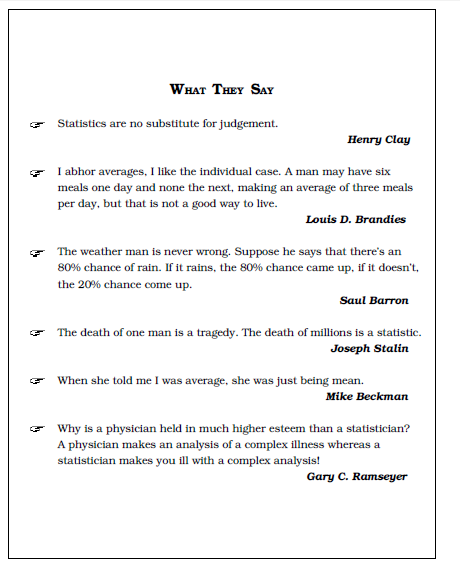 Ncert Book Class 11 Statistics Table Of Two Digit Random Numbers
